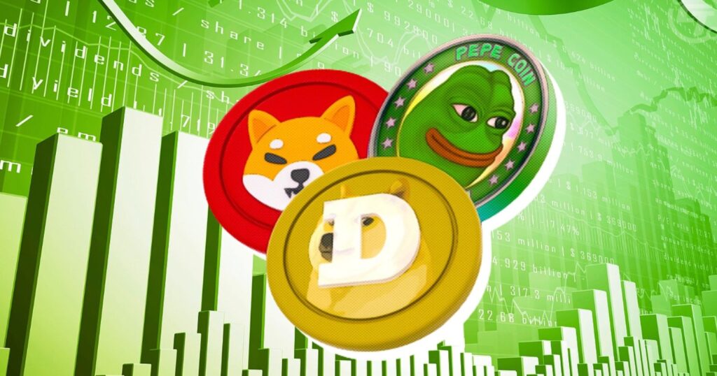 Meme Coins Surge: DOGE, SHIB, PEPE Lead Crypto Comeback
